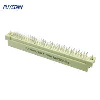 China Euro DIN 41612 Connector PCB Vertical 3 Row 96 Pin Male Right Angle 2.54mm for sale