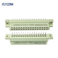 China DIN 41612 Vertical Female PCB Connector 2.54mm Pitch 32-Pin 2A Current Rating for sale