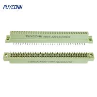 China DIN 41612 Female Eurocard Connector 2 Rows 64 Pin Straight Easy Type Terminals for sale