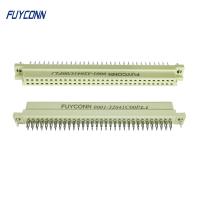 China DIN 41612 64 Pin Female Eurocard Connector 2 Rows Press Pin Solderless 2.54mm Pitch for sale