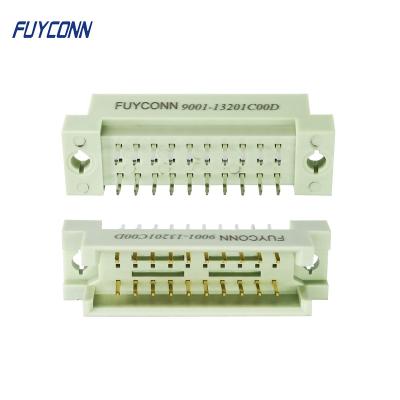 China DIN 41612 Straight PCB 20Pin Male Connector 3 Rows Eurocard 2.54mm Pitch for sale