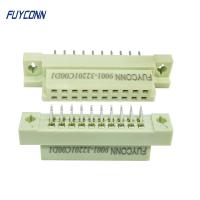 China Female DIN41612 Eurocard Connector 2 Rows 20P Straight PCB 2.54mm Pitch for sale
