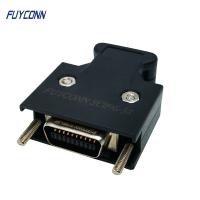 China SCSI 20 Pin Male Mini Solder Type Servo Connector with 1.27mm Centerline and 2A Current Rating for sale