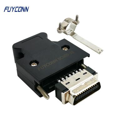 China 26-Pin SCSI Male Solder Connector 1.27mm Pitch with 2A Current Rating and -55°C to +105°C Temperature Range for sale