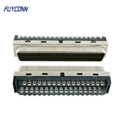 China 68-Pin Male SCSI Connector with Solder Cup Termination, 2A Current Rating, -55°C to +105°C Operating Range for sale