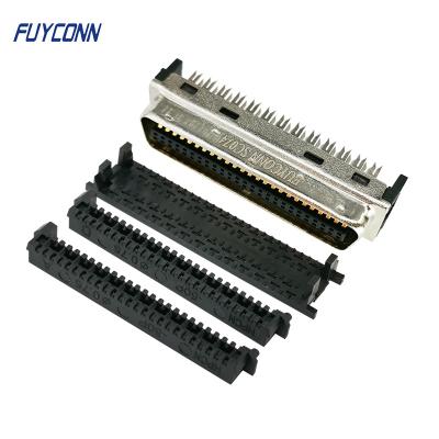 China 50-Pin MDR SCSI Connector 1.27mm Pitch Male IDC Crimping Type for Ribbon Cable for sale
