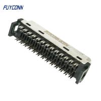 China 50-Pin MDR SCSI Connector 1.27mm Pitch Male IDC Crimping Type for Ribbon Cable for sale