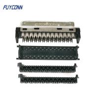China 50-Pin MDR SCSI Connector 1.27mm Pitch Male IDC Crimping Type for Ribbon Cable for sale