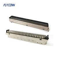 China 100-Pin SCSI MDR Mini D Ribbon Connector with 1.27mm Pitch and 500V Withstanding Voltage for sale