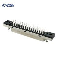China 68 Pin SCSI Connector PCB Straight Female 1.27mm Pitch MDR with 1A Current Rating and -55°C to +105°C Temperature Range for sale
