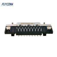 China Right Angle PCB Female SCSI Connector 36 Pin Servo Connector 1.27mm Pitch for sale