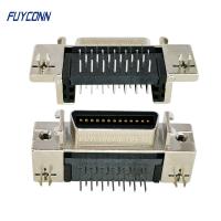 China SCSI 26-Pin Female Right Angle PCB Connector with 1.27mm Pitch and Zinc Alloy Shell for sale