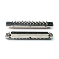 China 100-Pin PCB Straight SCSI Connector - Female MDR Type with 1.27mm Pitch and 1A Current Rating for sale