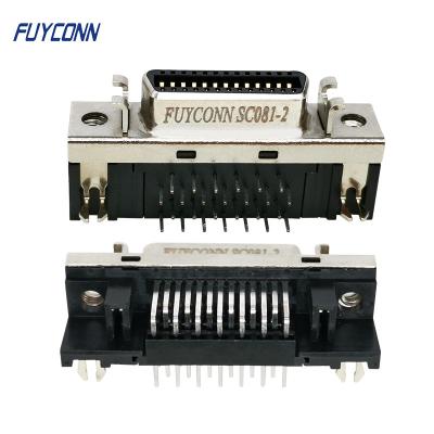 China PCB SCSI Connector 90 Degree R/A CN Type Female 26 Pin Servo Connector For PCB Board for sale