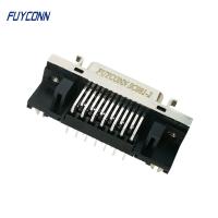 China PCB SCSI Connector 90 Degree R/A CN Type Female 26 Pin Servo Connector For PCB Board for sale