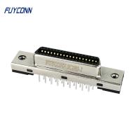 China 1.27mm Connector Vertical PCB 36 Pin MDR SCSI Connector Female Type for sale