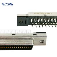 China 1.27mm Connector Vertical PCB 36 Pin MDR SCSI Connector Female Type for sale