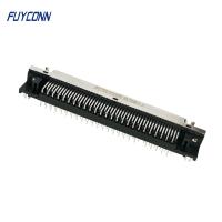 China 100 Pin SCSI Connector Female DIP Right Angle PCB MDR Connector for sale