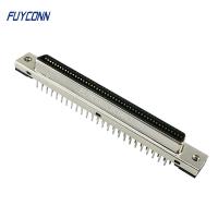 China 100P SCSI Connector Female Vertical PCB MDR Connector for sale