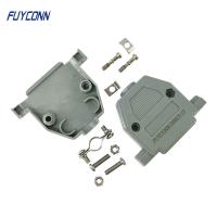 China 180 Degree Straight Plastic Backshell 25 Pin D SUB Cover for D-SUB Connector for sale