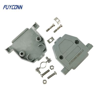 China 180 Degree Straight Plastic Backshell 25 Pin D SUB Cover for D-SUB Connector for sale