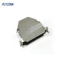 China Nickel Plated 50 Position D SUB Connector Hood Metal Backshell with Screws for sale