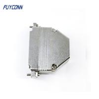 China Nickel Plated 50 Position D SUB Connector Hood Metal Backshell with Screws for sale