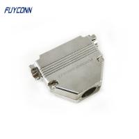 China Nickel Plated 50 Position D SUB Connector Hood Metal Backshell with Screws for sale