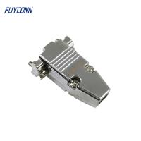 China T Shape 9 Pin D SUB Metal Cover for RS-232 Serial Connector Nickel Plated for sale