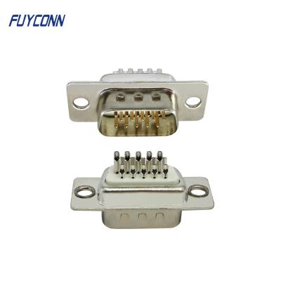 China 15-Pin 26-Pin 44-Pin 62-Pin High Density D-SUB Male Connector with Solder Cup Termination for sale