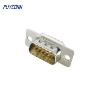 China 15-Pin 26-Pin 44-Pin 62-Pin High Density D-SUB Male Connector with Solder Cup Termination for sale