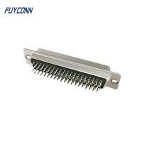 China 78 Pin High Density D-SUB Female Connector PCB Straight Type with 4 Row Contact Configuration for sale