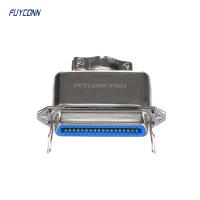 China DDK 57-60360 36 Pin Female Solder Cup Centronics Connector with Metal Hood 5A for sale