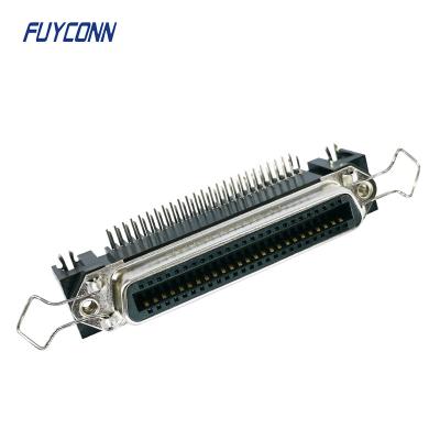 China 57 CN50 50 Pin Female Centronics Right Angle PCB DDK Connector for sale