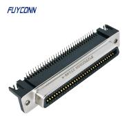 China Right Angle PCB Female DDK Amphenol Centronics 64 Pin Connector for sale