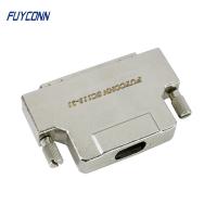 China 68 Pin Male SCSI MDR Connector Solder Cup 2.54mm Pitch with Metal Hood for sale