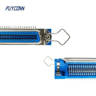China PCB Right Angle Centronics 36 Pin Connector 2.16mm Pitch With Bail Lock for sale