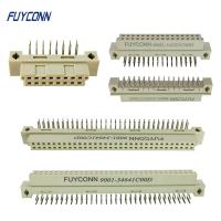 China DIN41612 Female Eurocard Connector 90 Degree R/A PCB 32 Pin 64 Pin 2.54mm Pitch for sale
