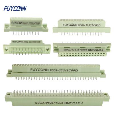China Female DIN 41612 Connector Straight PCB 2 Rows 20-64 Pin Eurocard Connector for sale