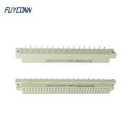 China DIN 41612 3 Row Female Connector 30 Pin Press Fit Solderless VMEbus Eurocard for sale