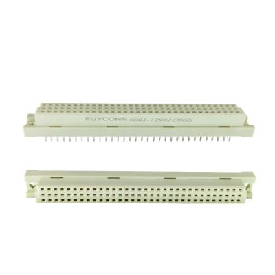 China DIN 41612 Eurocard Press Pin Female Connector 3x32Pin 96P 3 Rows 2.54mm Pitch for sale