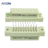China DIN41612 Straight Eurocard Connector 3 Rows Female PCB Vertical 96 Pin Easy Type 2.54mm Pitch for sale