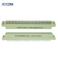 China DIN41612 Straight Eurocard Connector 3 Rows Female PCB Vertical 96 Pin Easy Type 2.54mm Pitch for sale
