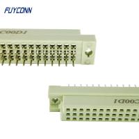 China DIN41612 Straight Eurocard Connector 3 Rows Female PCB Vertical 96 Pin Easy Type 2.54mm Pitch for sale