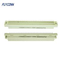 China Female DIN 41612 Connector 96 Pin 2.54mm Pitch Straight PCB Eurocard Gray for sale