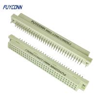 China Female DIN 41612 Connector 96 Pin 2.54mm Pitch Straight PCB Eurocard Gray for sale