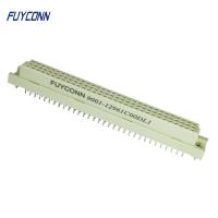 China Female DIN 41612 Connector 96 Pin 2.54mm Pitch Straight PCB Eurocard Gray for sale