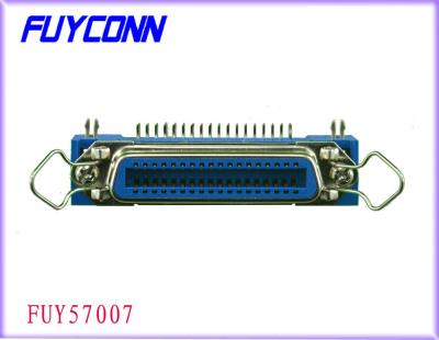 China 36 Pin Right Angle PCB IEEE 1284 Centronic Connector with 2.16mm Pitch and 5A Current Rating for Printers for sale