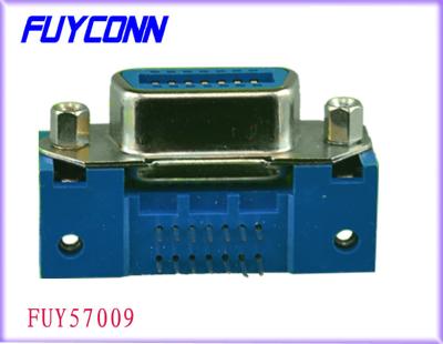 China 36-Pin IEEE 1284 Centronic Connector - Right Angle PCB Female Receptacle with 2.16mm Pitch and 5A Rating for sale
