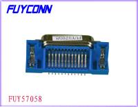 China 36-Pin Female IEEE 1284 Centronic Connector - 2.16mm Pitch Right Angle PCB Receptacle for Printers for sale